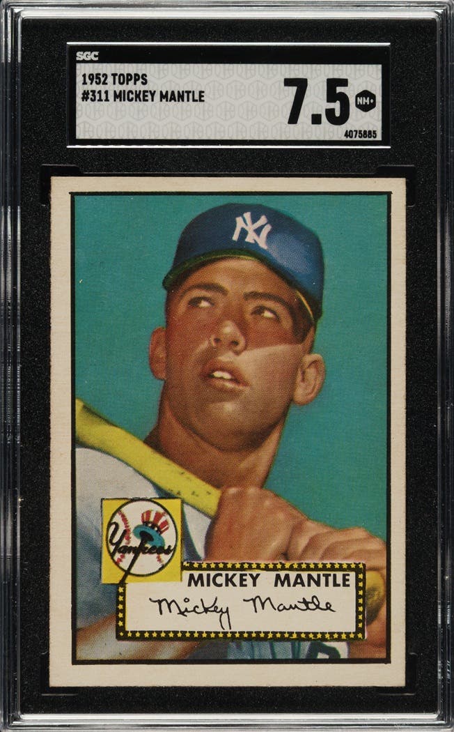 High-grade gems of Babe Ruth, Mickey Mantle, Wilt Chamberlain, Bobby ...