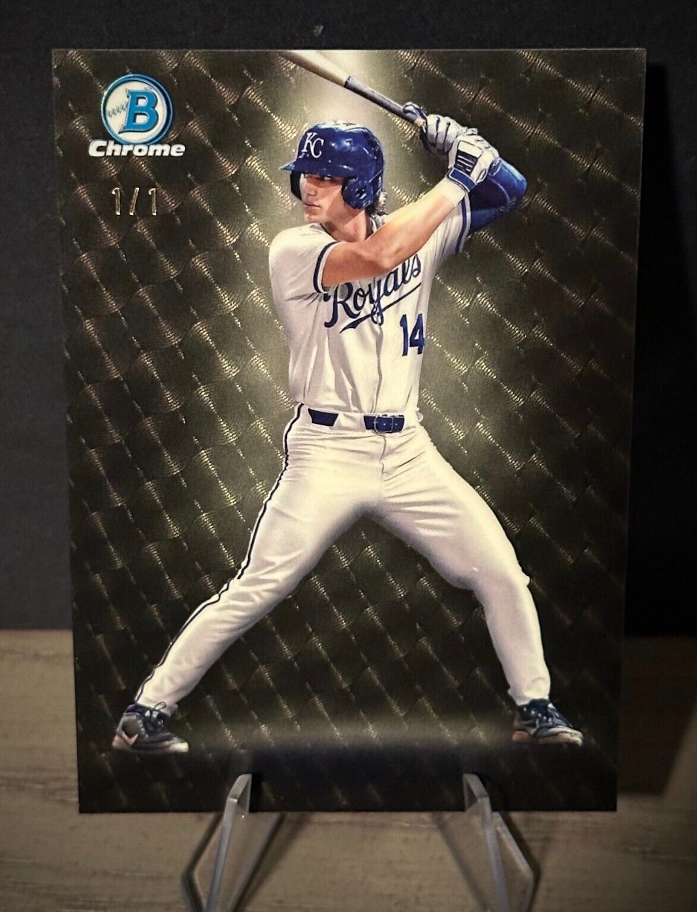 Bowman Tom Brady 1/1 Superfractor baseball card hits market at Goldin