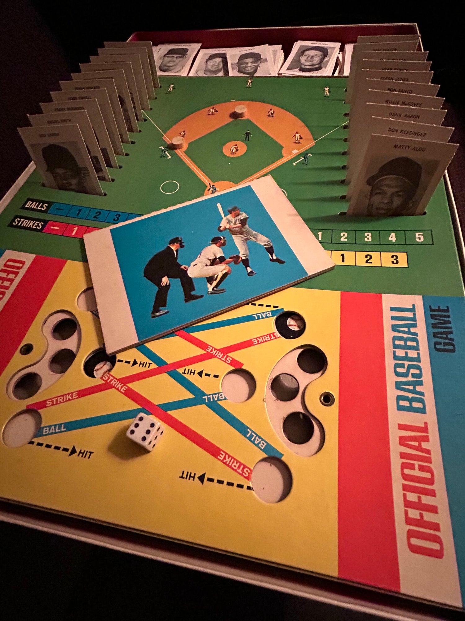 Popular 1969 Milton Bradley Baseball board game gives vintage card ...