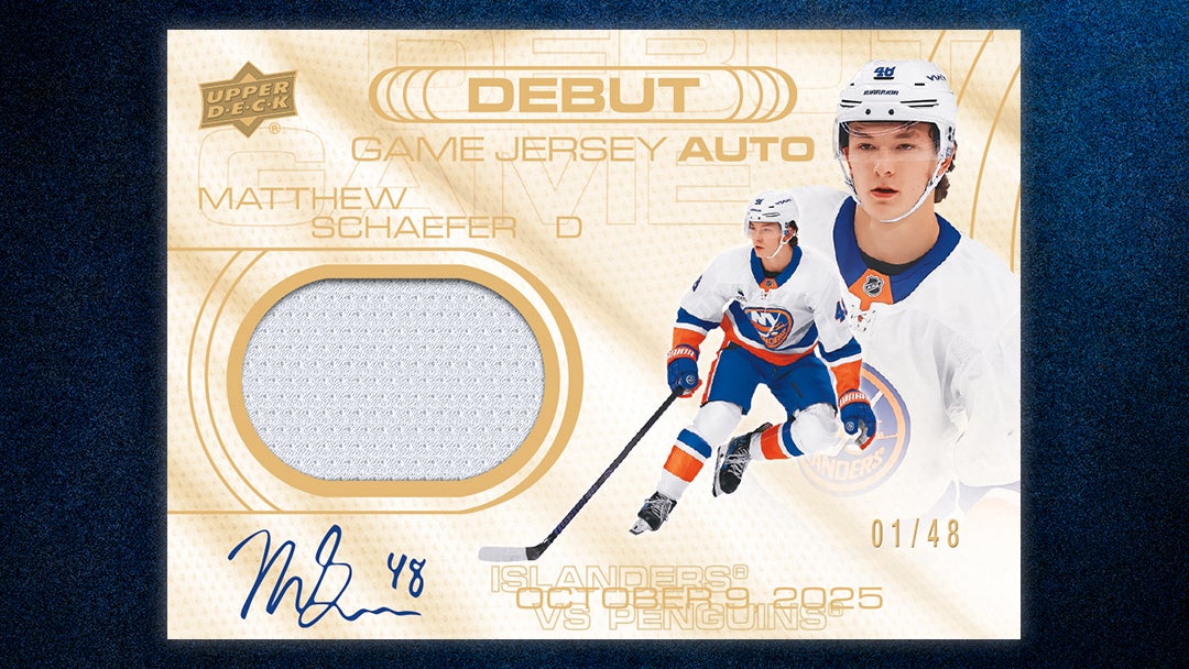 Upper Deck brings back game-used jersey cards with new Debut Game ...