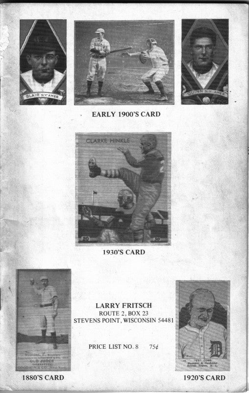 Hobby Pioneers: Yeko, Gelman and Fritsch - Sports Collectors Digest