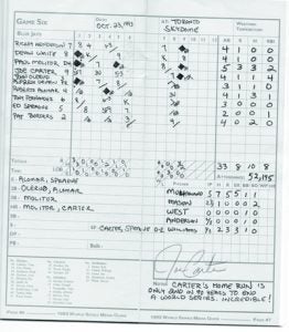 Joe Carter relishes his 1993 World Series series winning home run