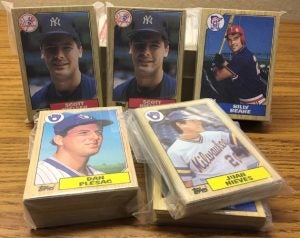 Why do I have 100 Scott Nielson 1987 Topps Baseball cards?
