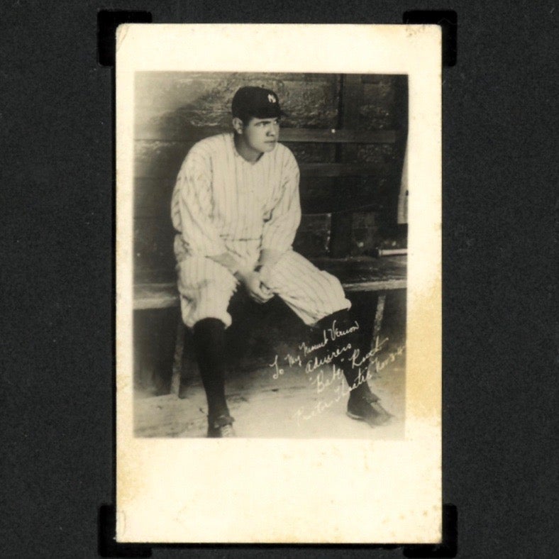 Babe Ruth items dominate Memory Lane auction - Sports Collectors Digest
