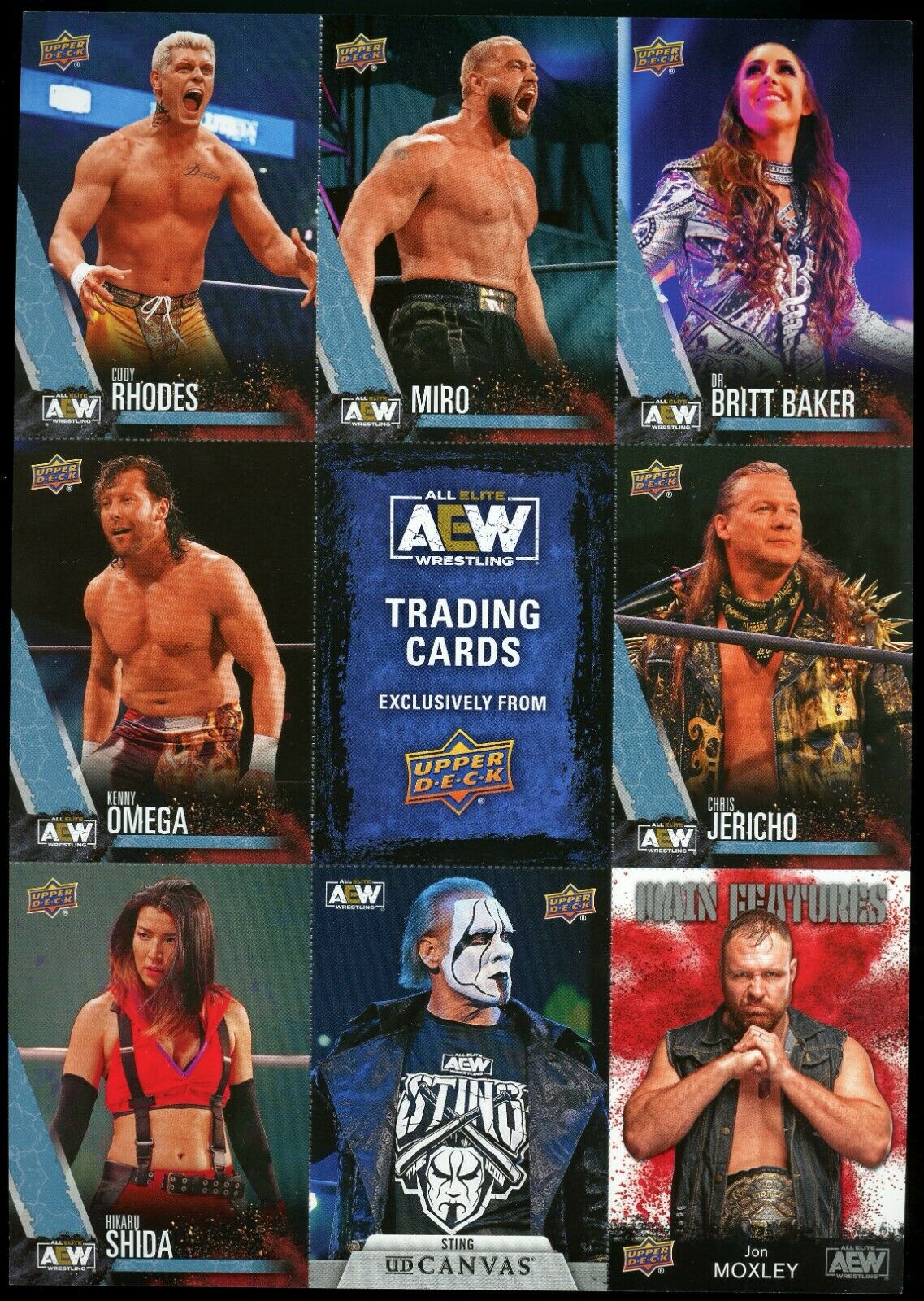 Upper Deck releases highly anticipated AEW wrestling cards