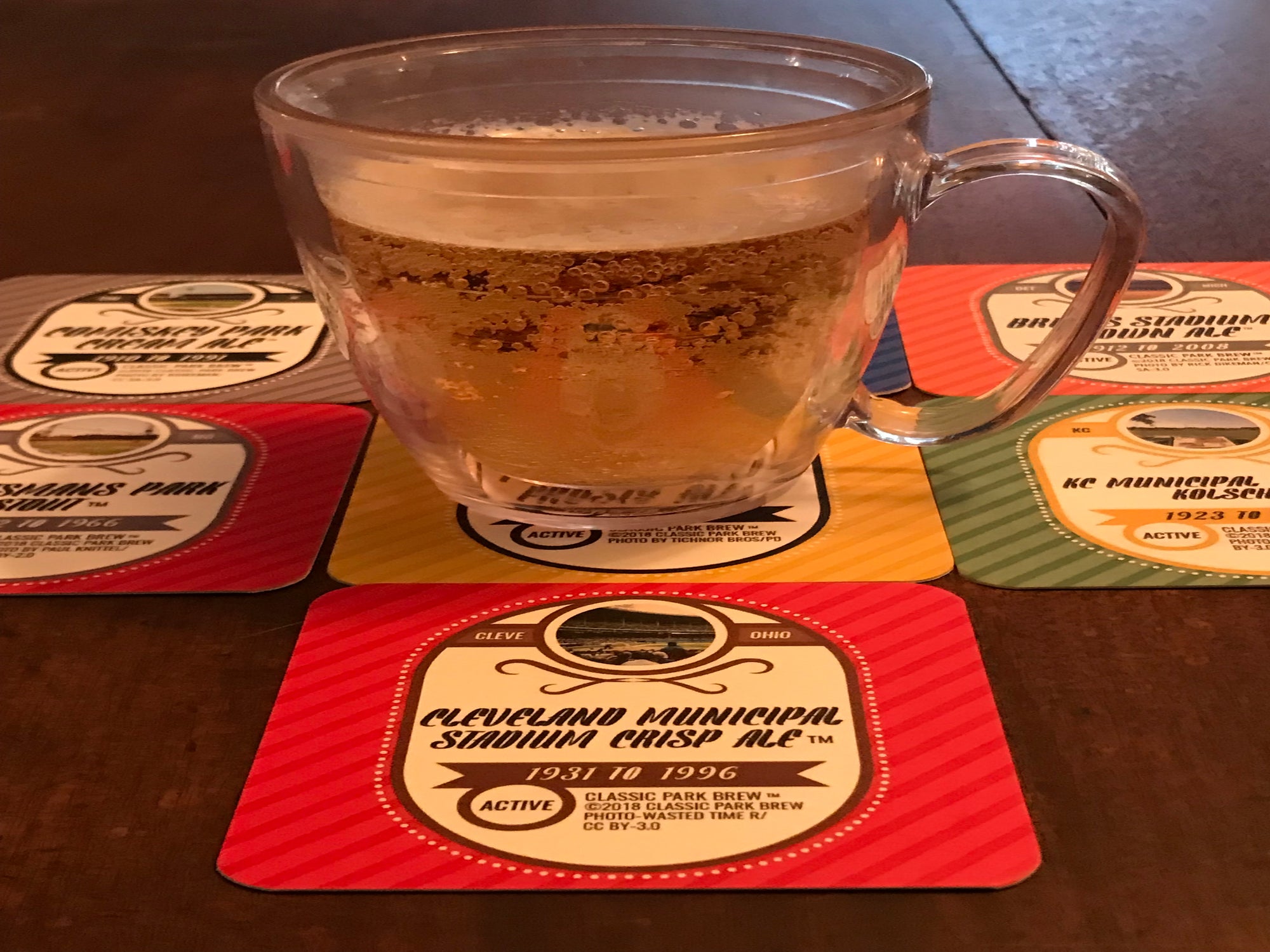 'Beer Coasters, Getcha Beer Coasters Here': Stadia lover combines brews ...