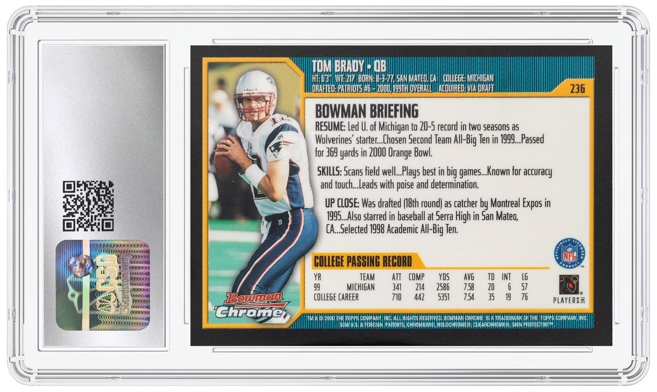 A look at CSG’s bold, new label and updated card-grading scale