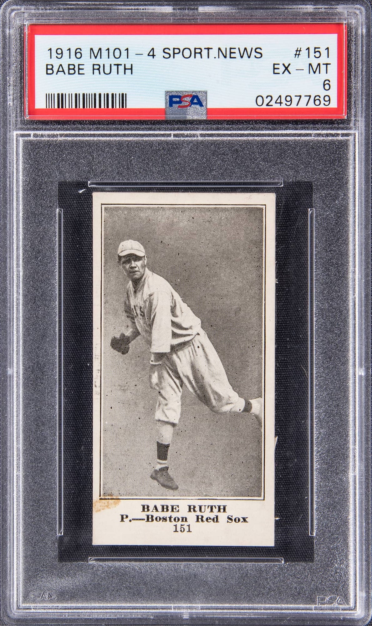 Rare Babe Ruth rookie card on the rise at Goldin Co. - Sports ...