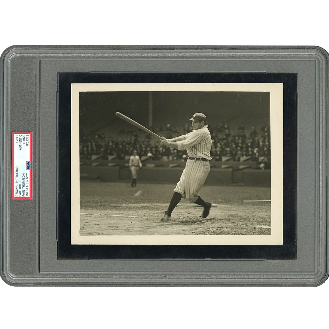 Rare classic Babe Ruth photo brings record sale at SCP - Sports ...