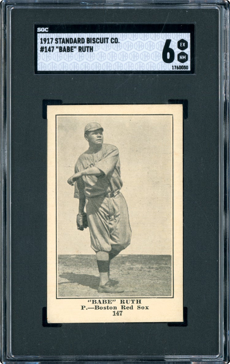 Large collection of rare, high-grade Babe Ruth cards highlight Memory ...