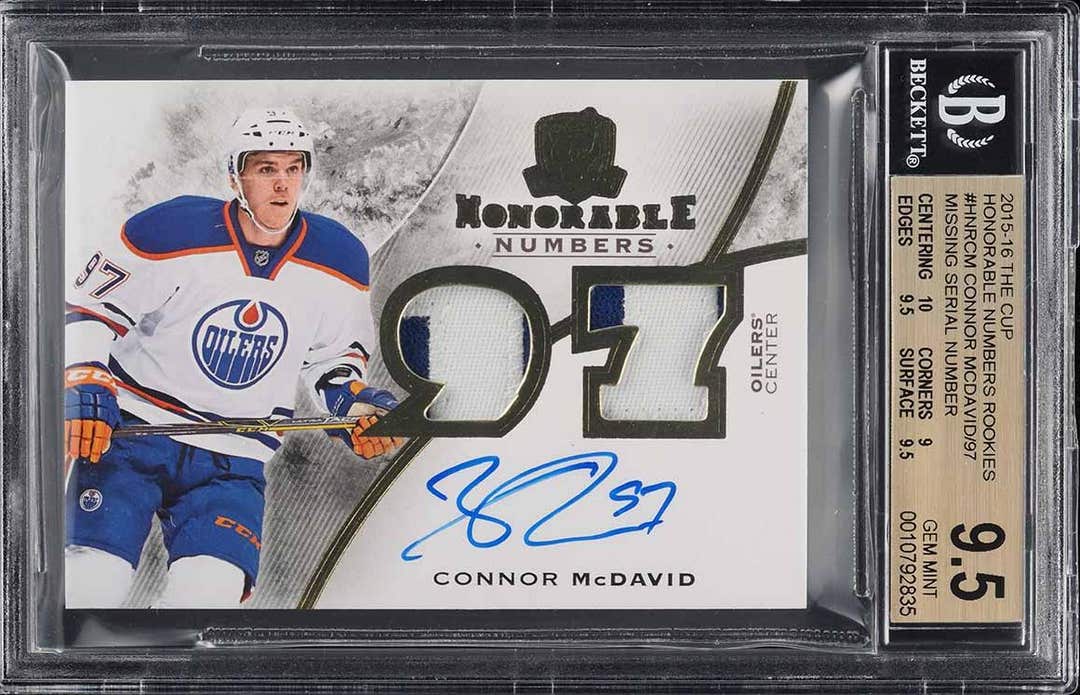 NHL season opens with valuable Wayne Gretzky, Connor McDavid rookie ...