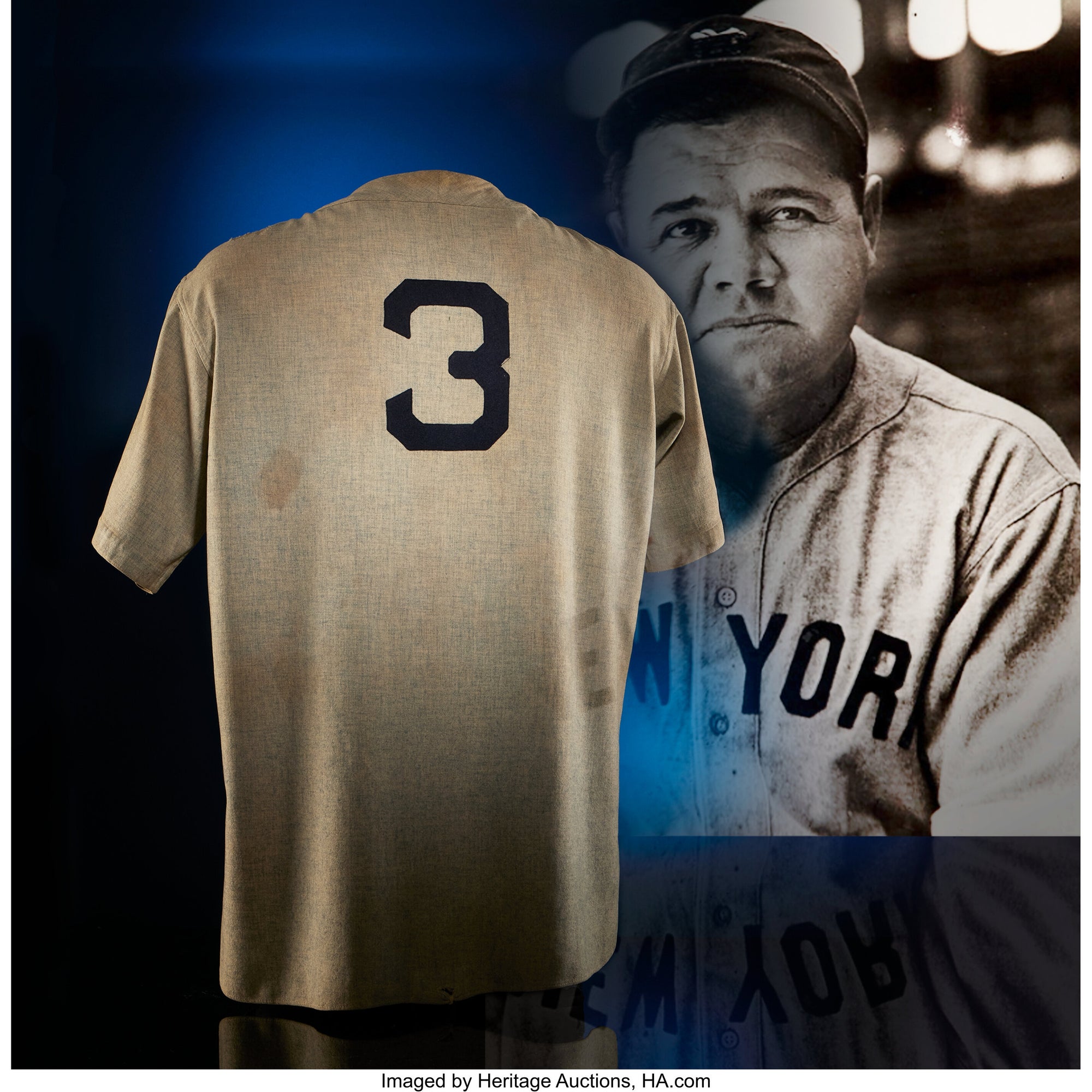 Babe Ruth ‘Called Shot’ jersey shatters sports memorabilia record