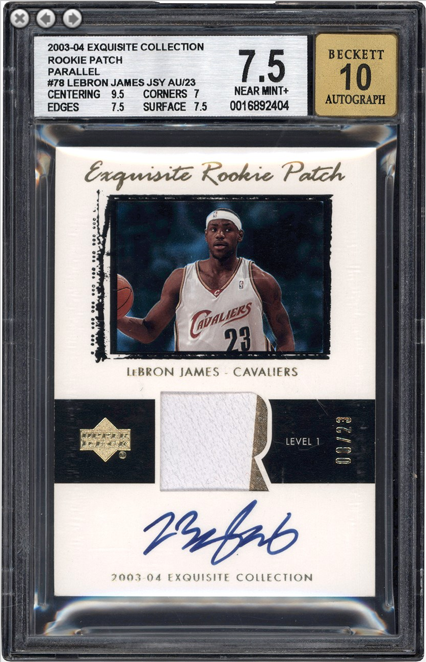 LeBron James cards, rare Babe Ruth photo highlight Summer auction at ...