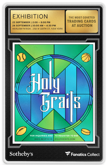 Fanatics, Sotheby’s launching ‘Holy Grails’ auction featuring rare ...