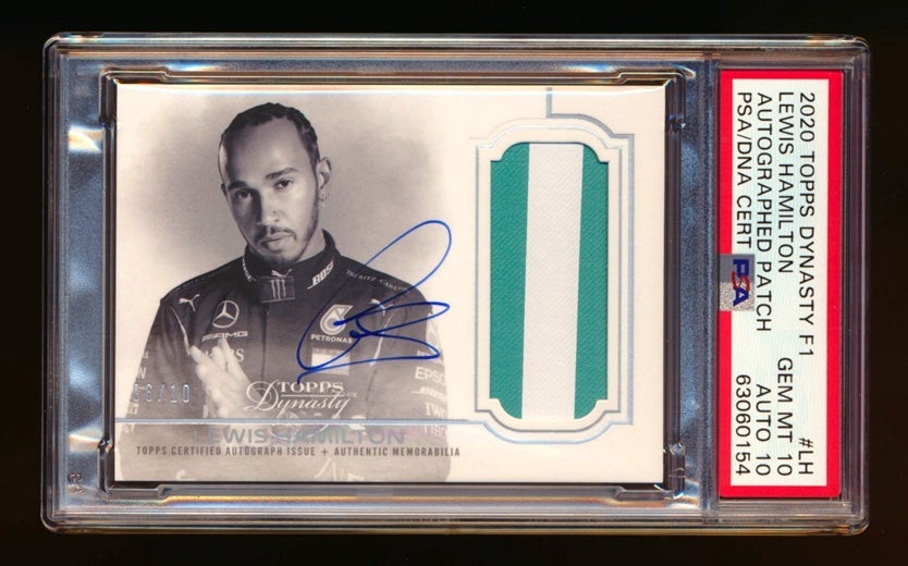 eBay Formula 1 auction highlights Lewis Hamilton, rare F1 cards