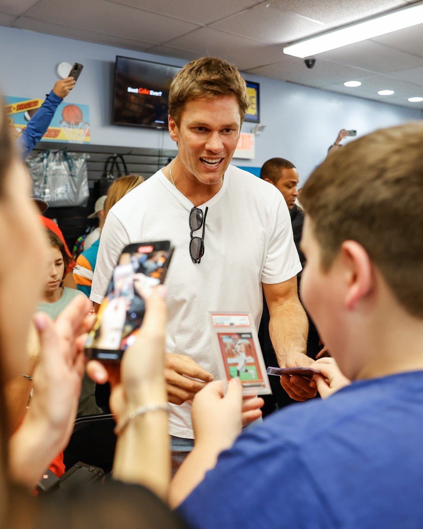 Tom Brady, Jayson Tatum, celebrities help Fanatics celebrate Topps ...