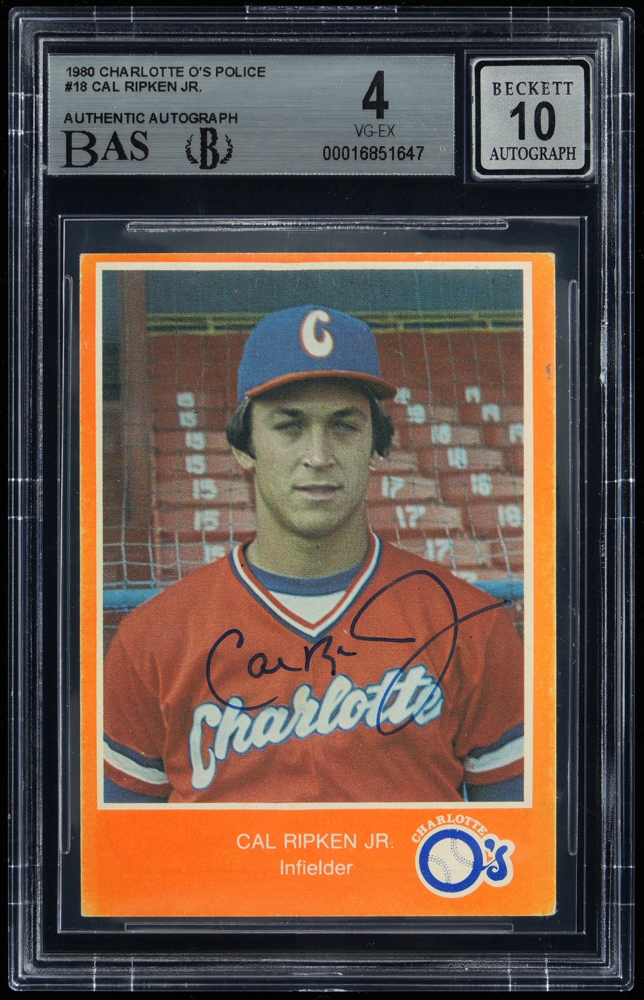 Signed Cal Ripken Jr. minor league card, 1912 Fenway Park ticket ...