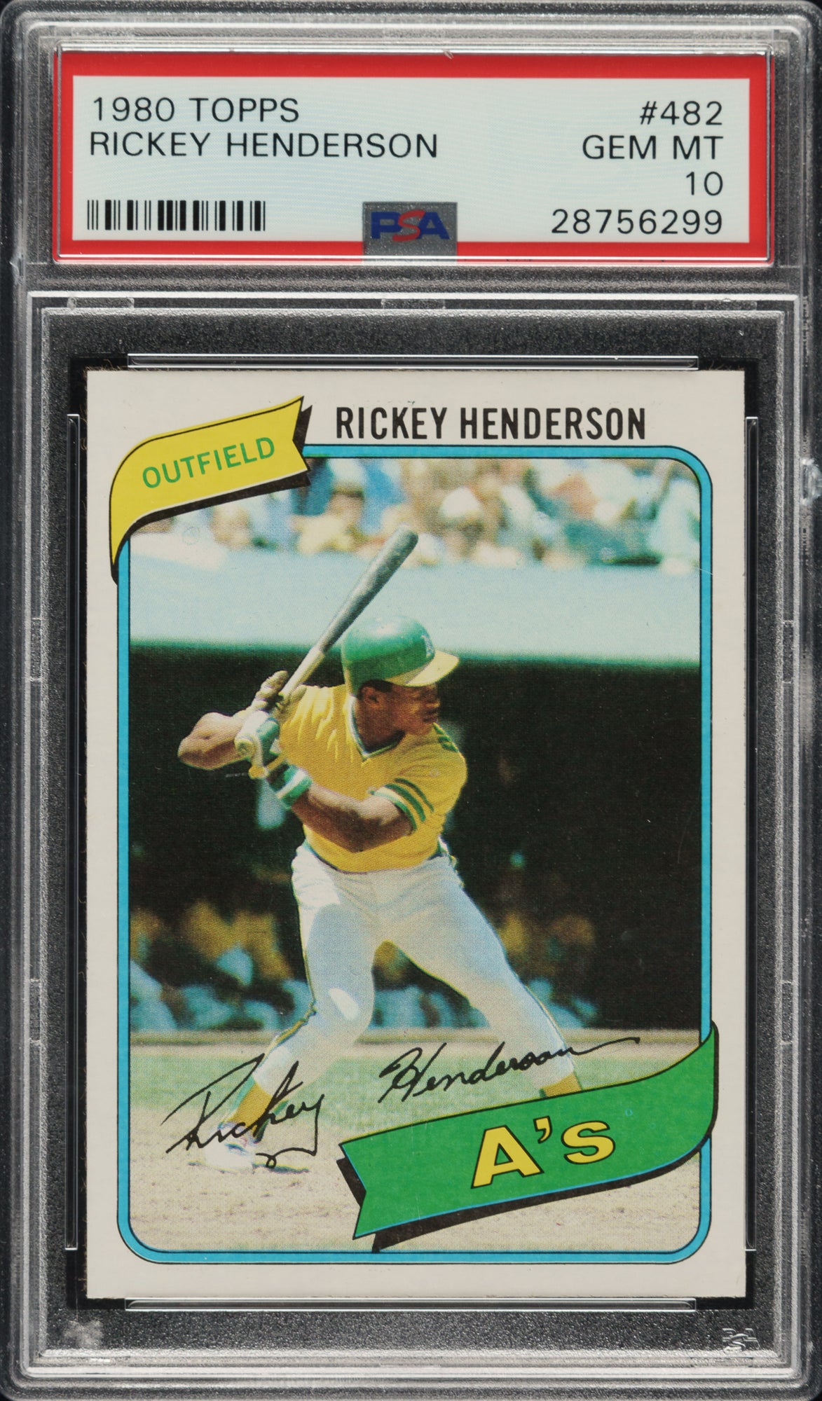 Rickey Henderson rookie card nets big sale, highlights REA auction