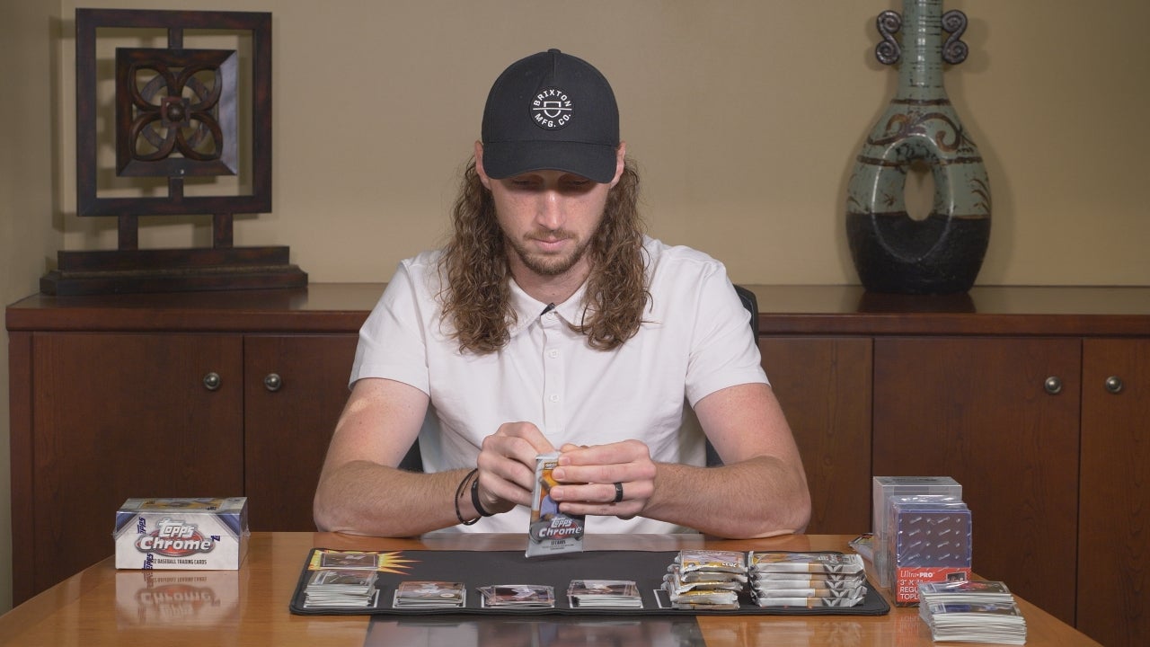 MLB pitcher, hobby show host Matt Strahm loves ripping packs, building ...